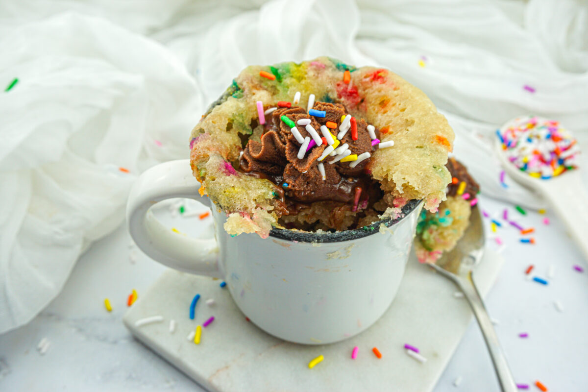 Funfetti Mug Cake - Liv's Little Muffins